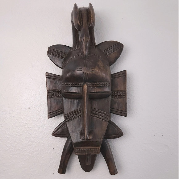 Senufo Kpelie | Art | Vintage Senufo Kpelie African Hand Carved Wooden ...